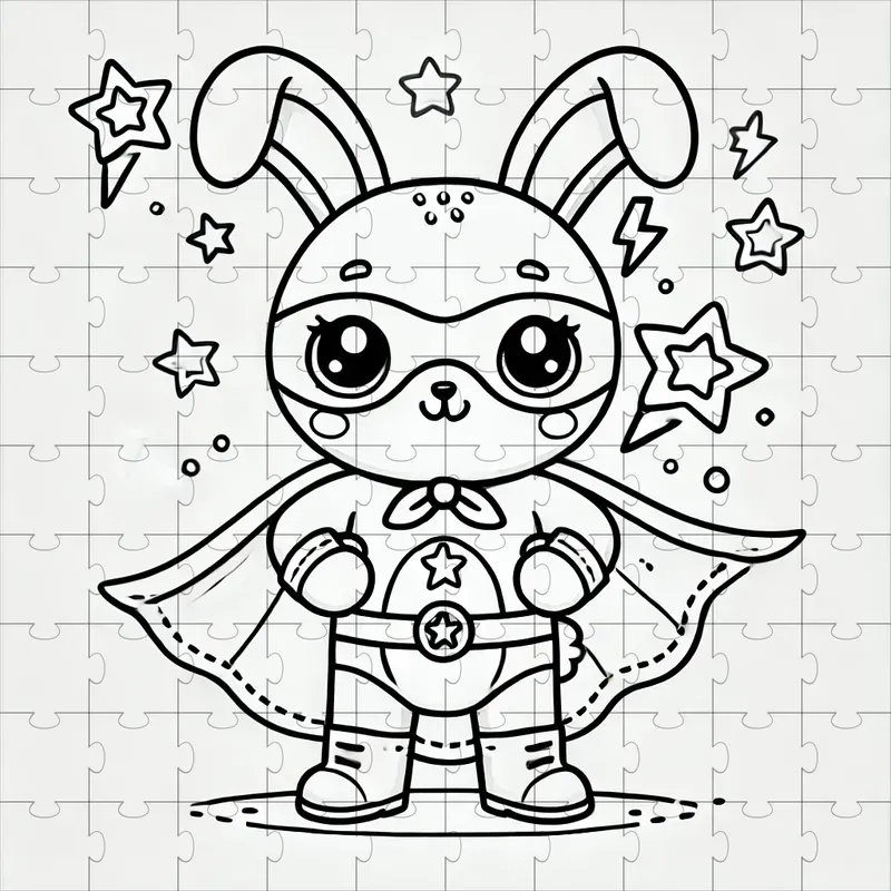 Superhero Animals Coloring Pages DALL·E Prompt | PromptBase