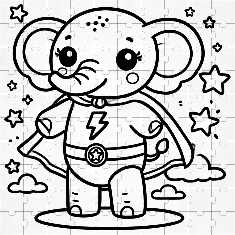 Superhero Animals Coloring Pages DALL·E Prompt | PromptBase