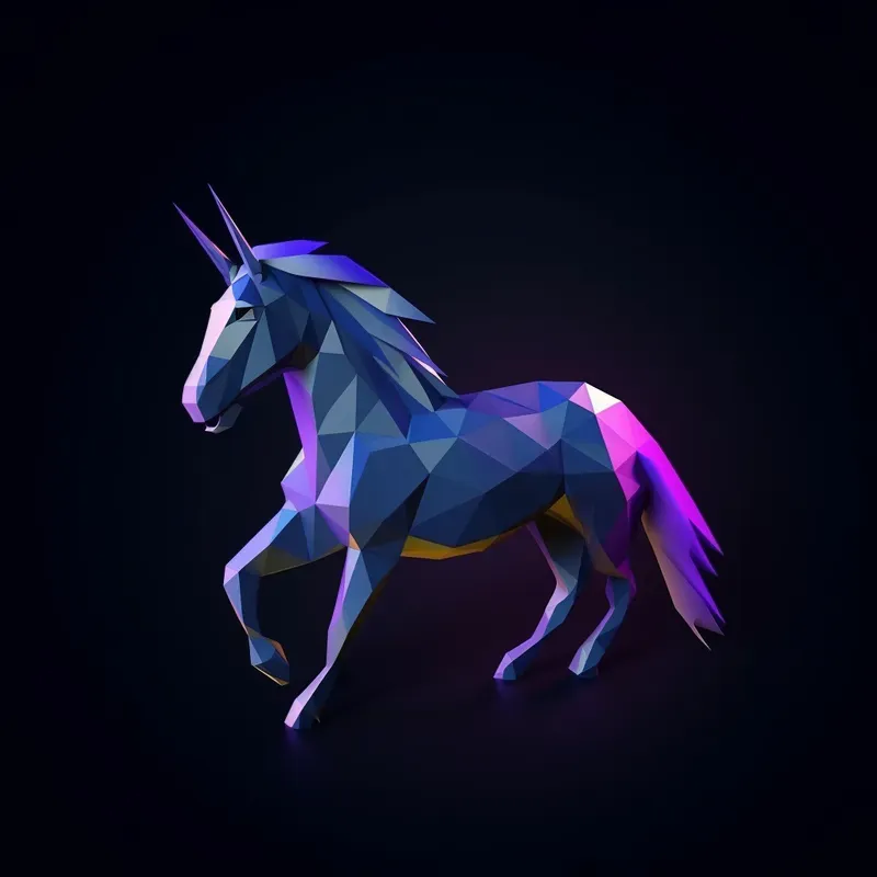 Low Poly Animals Logos Midjourney Prompt | PromptBase