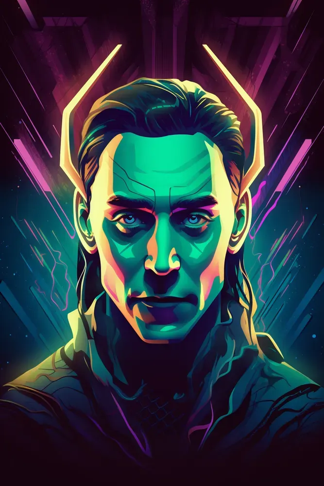 Synthwave Superhero Posters Midjourney Prompt | PromptBase