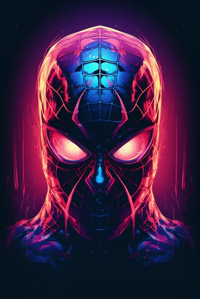 Synthwave Superhero Posters Midjourney Prompt Promptbase