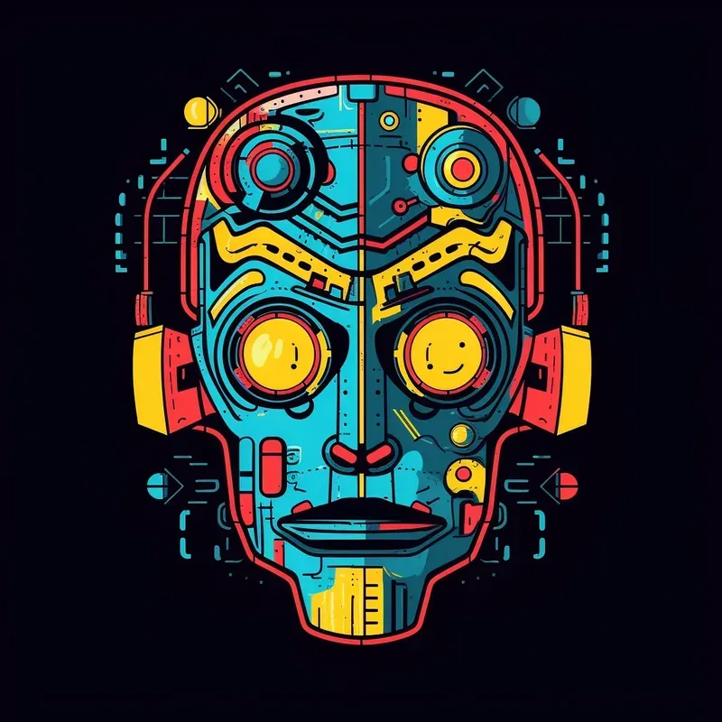 Neon Pop Art Logos Midjourney Prompt | PromptBase