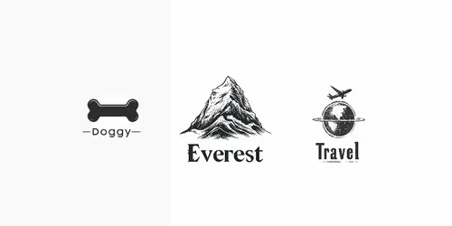 Minimalistic Text Logos Midjourney Prompt | PromptBase