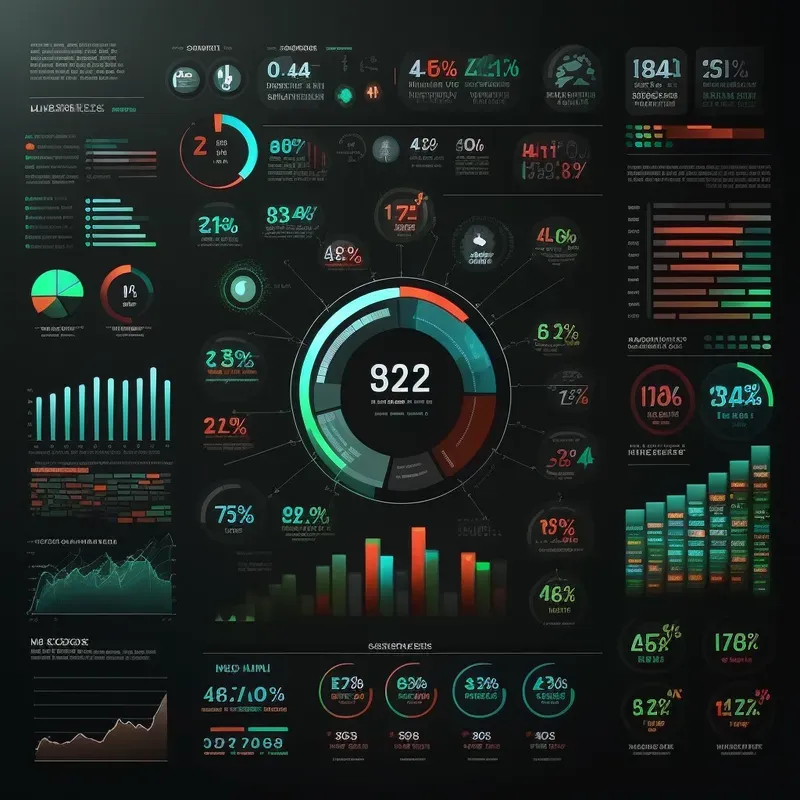 Data Reports Dashboards Midjourney Prompt | PromptBase