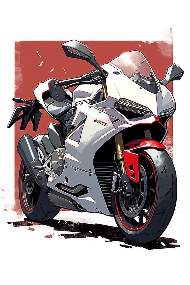 Cool Motorcycles Art Graphics Midjourney Prompt | PromptBase
