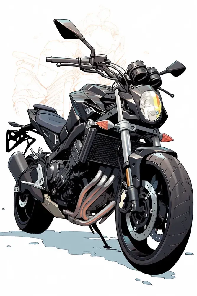 Cool Motorcycles Art Graphics Midjourney Prompt | PromptBase