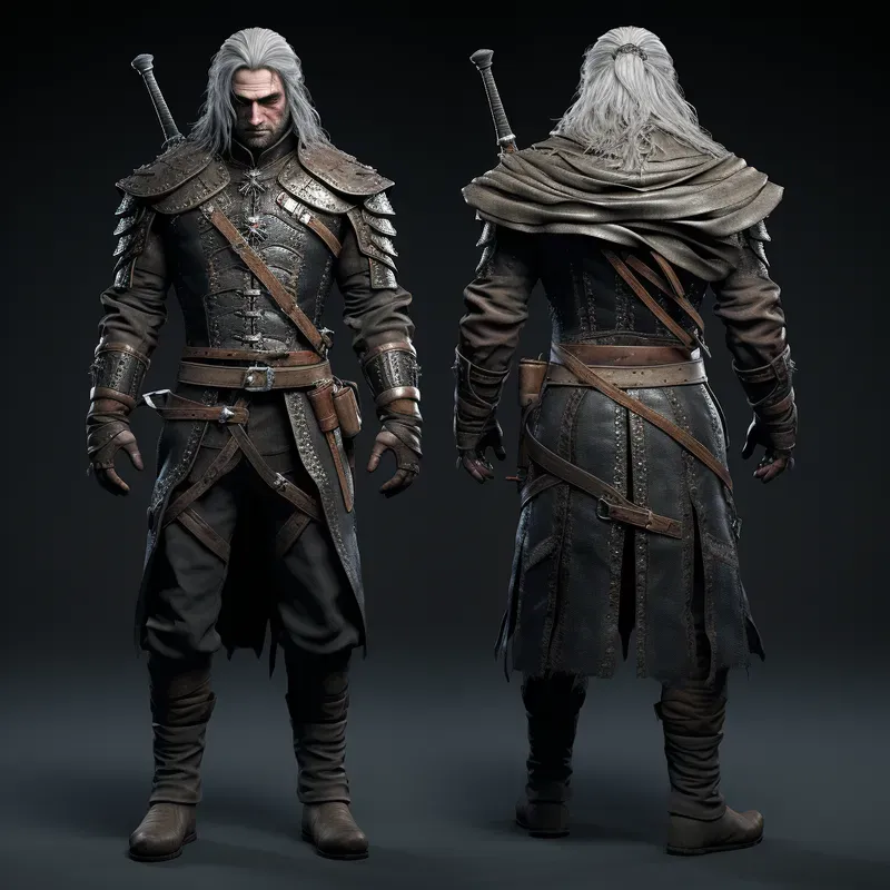 Game Designs Mmorpg Characters Art Midjourney Prompt | PromptBase