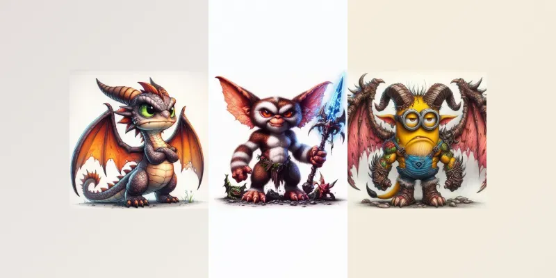 Cute Fantasy Mmo RPG Characters DALL·E Prompt | PromptBase