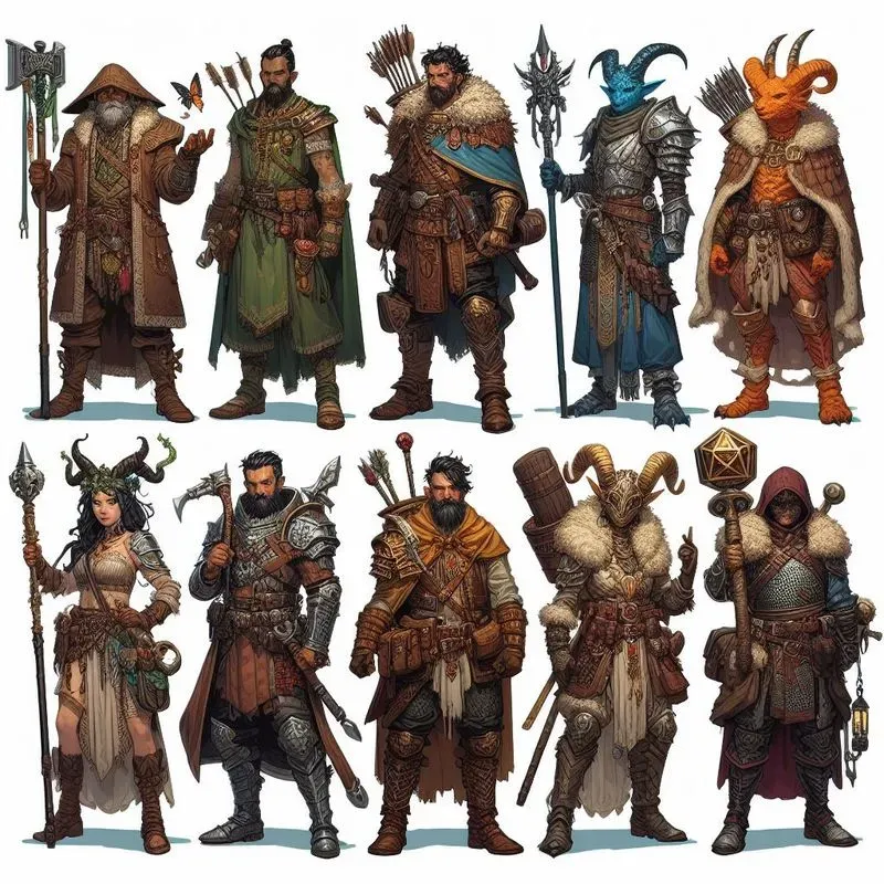 Characters Icons Mmorpg Heroes DALL·E Prompt | PromptBase