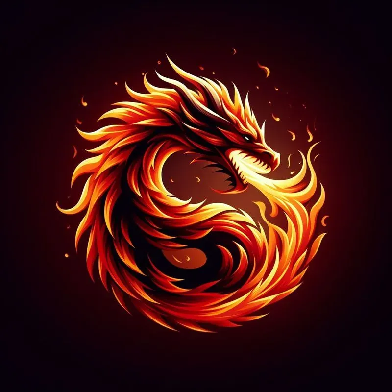 Fiery Logos DALL·E Prompt | PromptBase