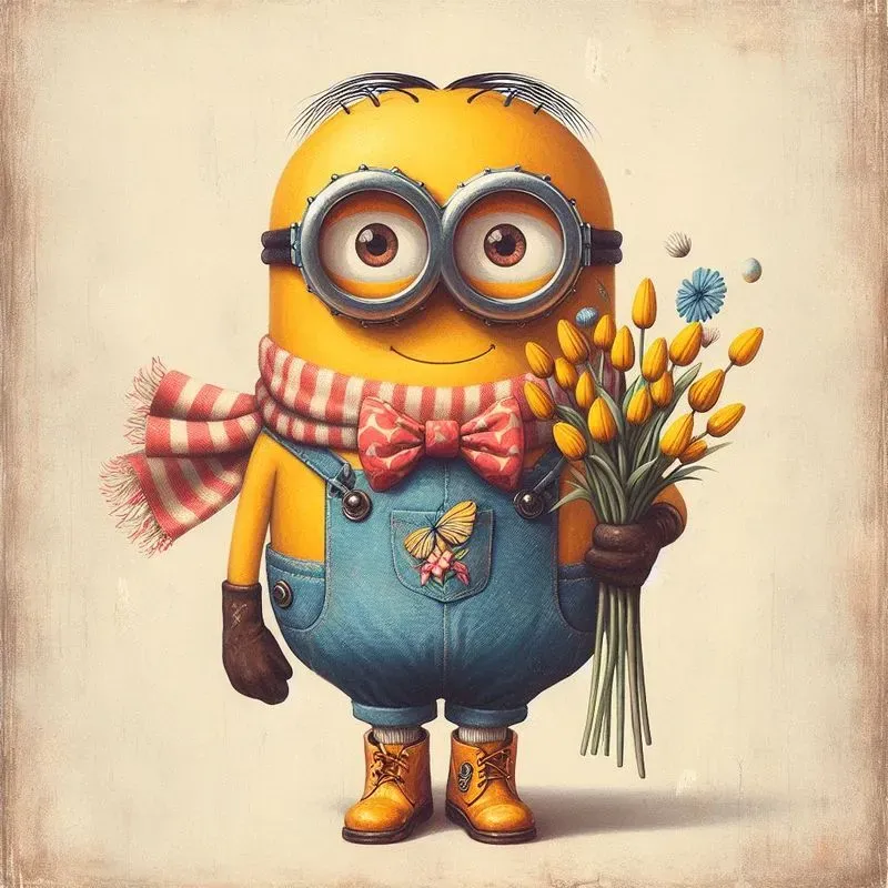 Vintage Spring Themed Characters DALL·E Prompt | PromptBase