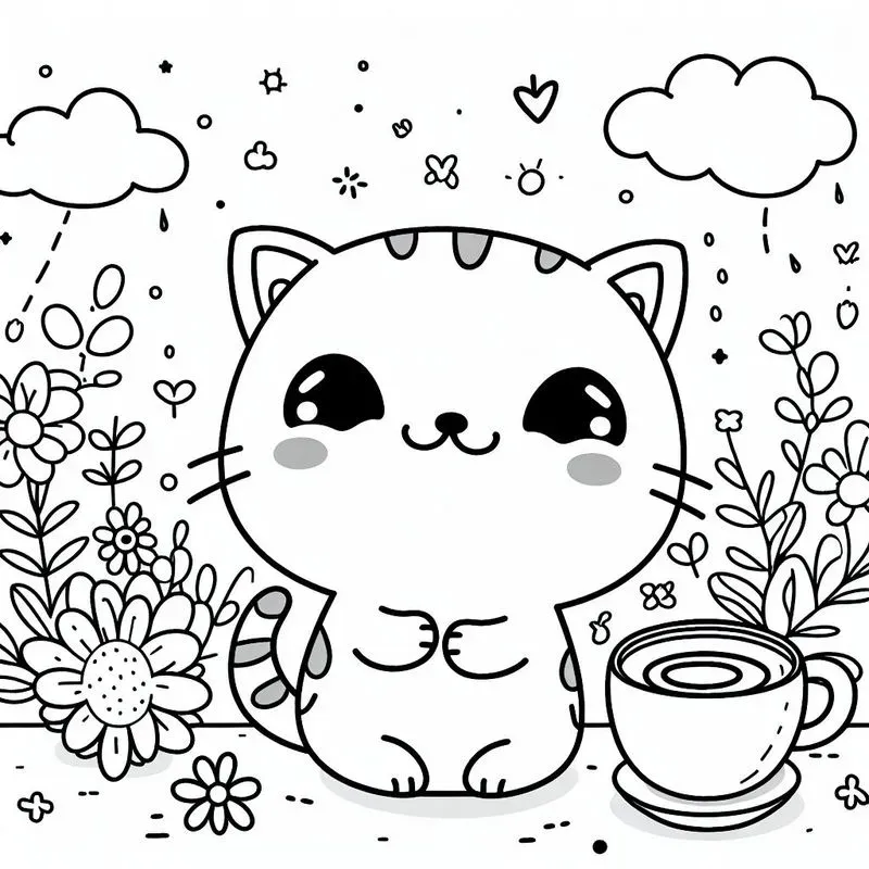 Simple Coloring Pages DALL·E Prompt | PromptBase