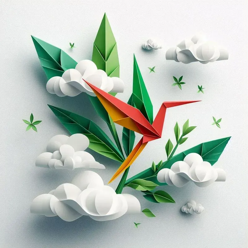 Nature Origami Ideas DALL·E Prompt | PromptBase