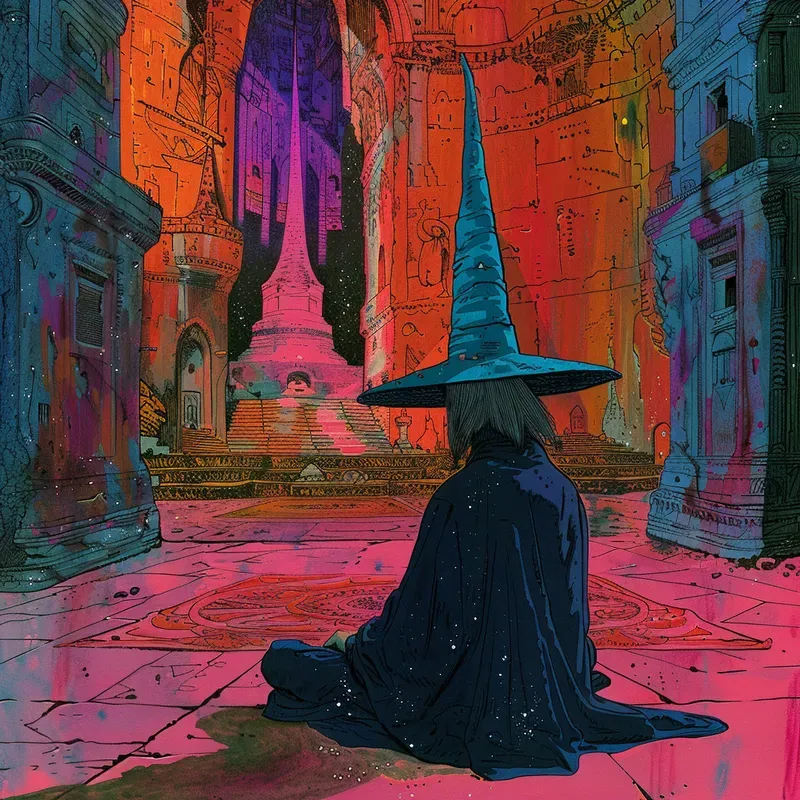 Exciting And Vibrant Spiritual Comics Midjourney Prompt | PromptBase