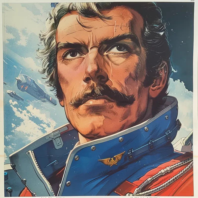 European Comic Vintage Portraits Midjourney Prompt | PromptBase