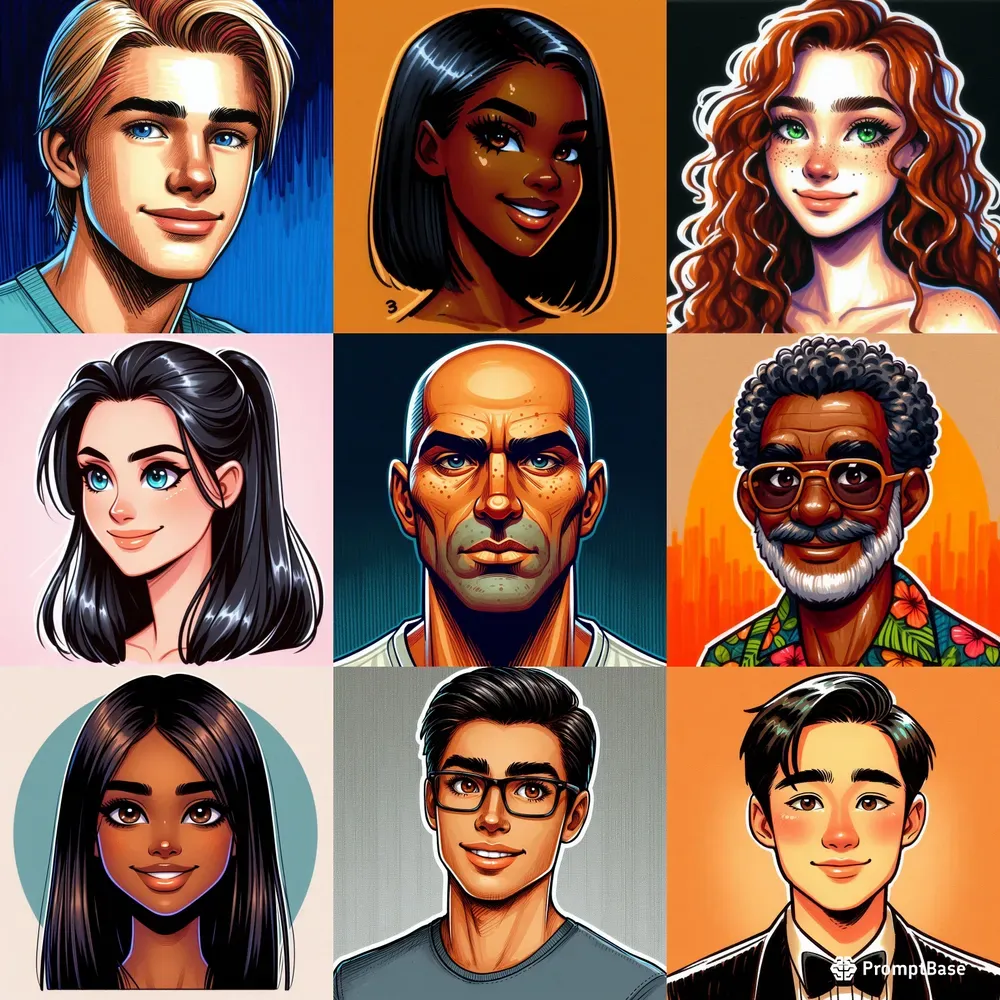 Color Marker Avatars DALL·E Prompt | PromptBase