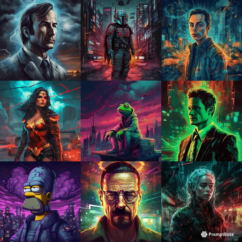 Characters In Dystopian Futures Midjourney Prompt | PromptBase