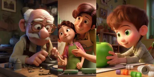 Disneypixar 3D Character Clay Animations Midjourney Prompt | PromptBase