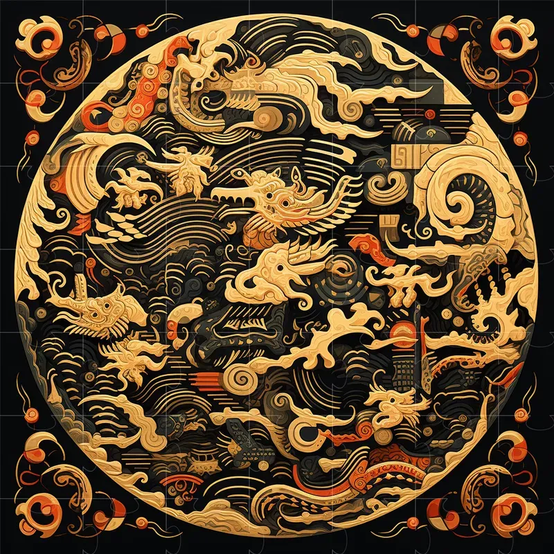 Traditional Asian Imperial Themes Midjourney Prompt | PromptBase