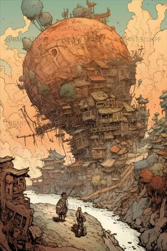 Masterful Comic Layouts Fused Art Style Midjourney Prompt | PromptBase