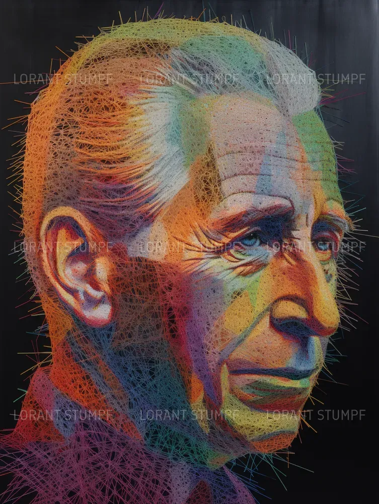 String Art Portraits Midjourney Prompt | PromptBase