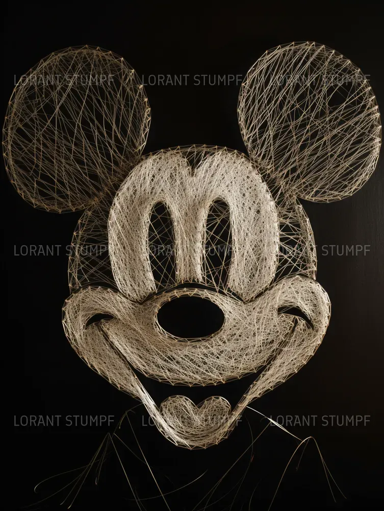 String Art Portraits Midjourney Prompt | PromptBase