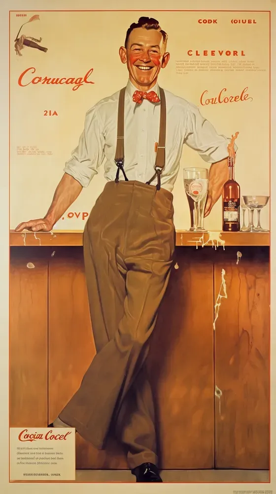 Vintage Character Posters Midjourney Prompt | PromptBase