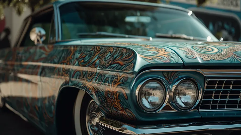 Cruisin Cultura Chicano Car Art Midjourney Prompt | PromptBase
