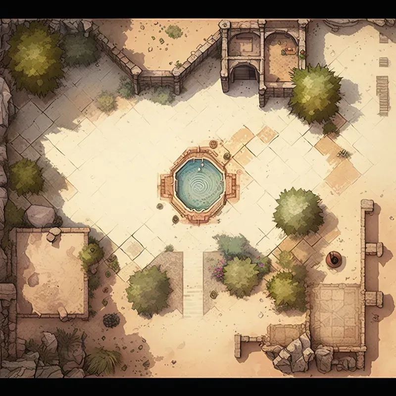 Ttrpg Battle Map Generator Midjourney Prompt | PromptBase