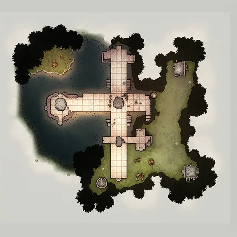 Ttrpg Battle Map Generator Midjourney Prompt | PromptBase
