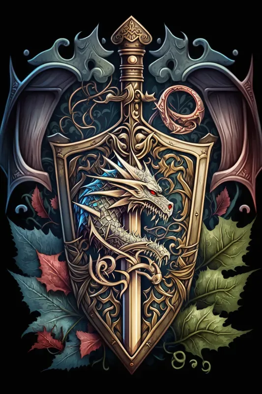 Pro Detailed Fantasy Guild Symbols Midjourney Prompt | PromptBase