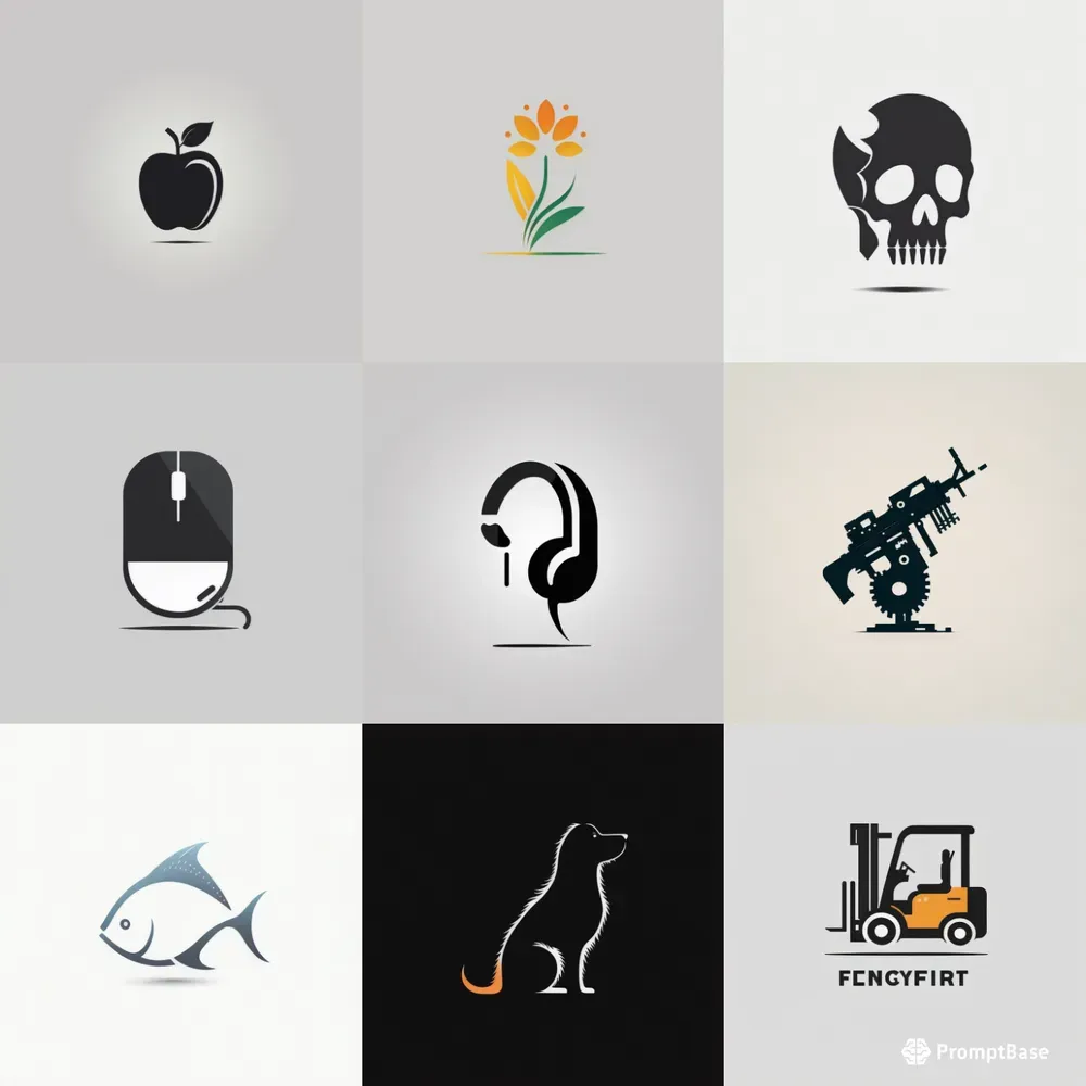 Simple Logo Designs Midjourney Prompt | PromptBase