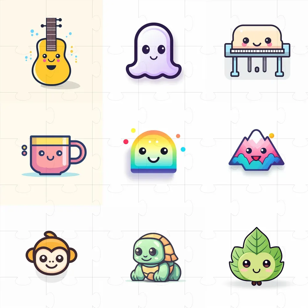 Lovely 2D Emojis Midjourney Prompt | PromptBase