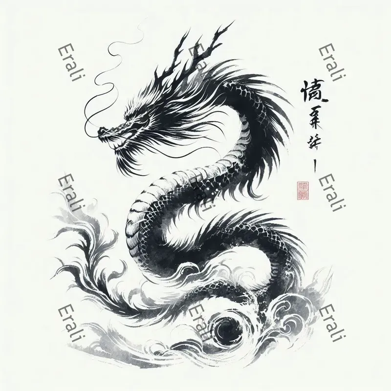 Chinese Ink Wash Paintings Shuimo Hua DALL·E Prompt | PromptBase