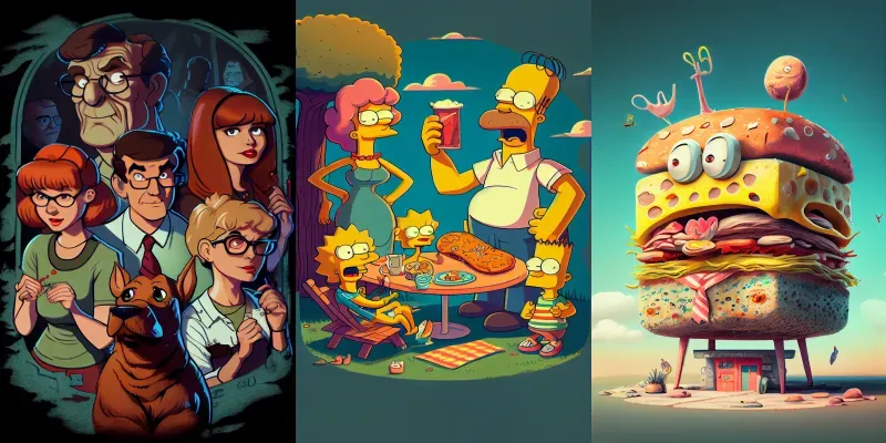 Cartoon Dynamic Aesthetic Digital Art Midjourney Prompt | PromptBase