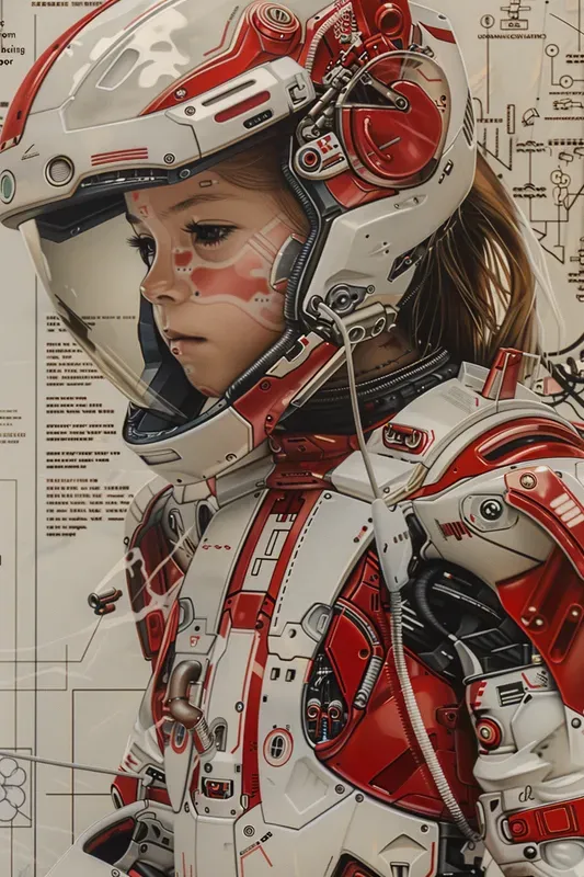 Vintage Astronaut Anatomy Diagram Posters Midjourney Prompt | PromptBase