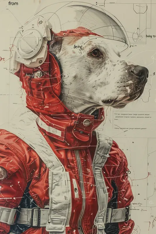 Vintage Astronaut Anatomy Diagram Posters Midjourney Prompt | PromptBase