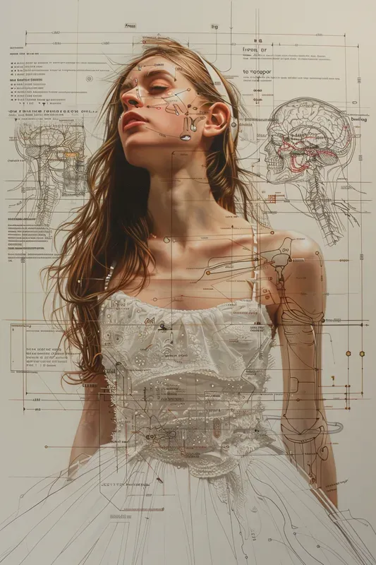 Vintage Astronaut Anatomy Diagram Posters Midjourney Prompt | PromptBase