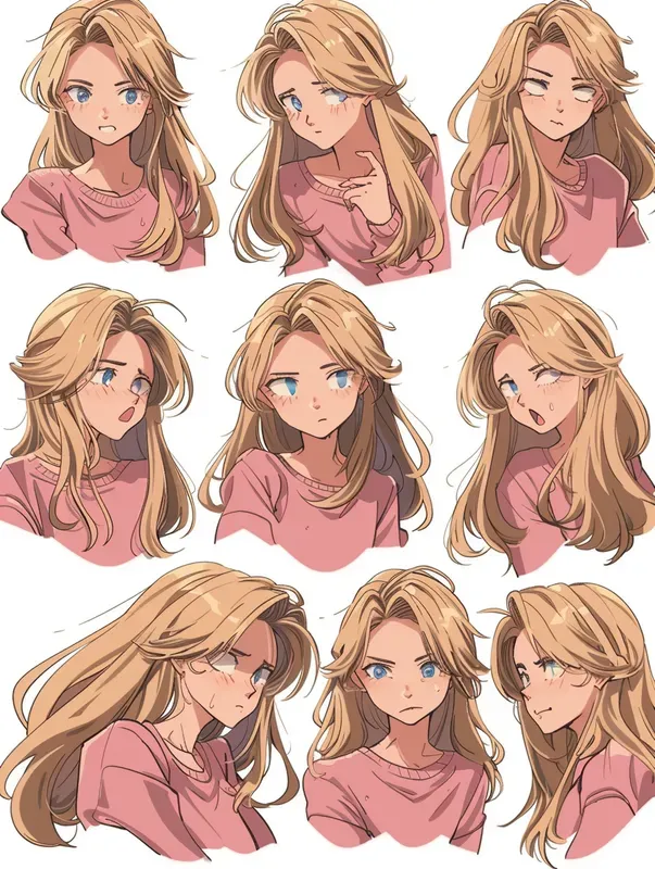 Character Expression Sheets Midjourney Prompt | PromptBase