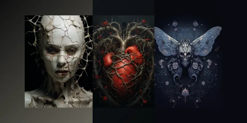 Gothic Reverie Series Midjourney Prompt | PromptBase