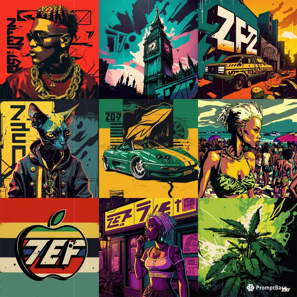 Zef Style Midjourney Prompt | PromptBase