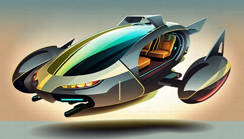 Futuristic Personal Hover Cars Midjourney Prompt | PromptBase