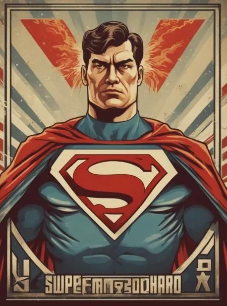 Communist Style Superhero Poster Avatars Stable Diffusion Prompt ...