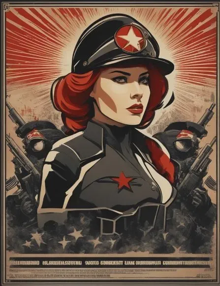 Communist Style Superhero Poster Avatars Stable Diffusion Prompt ...