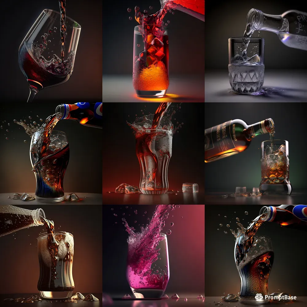 Realistic Drink Photography Midjourney Prompt | PromptBase