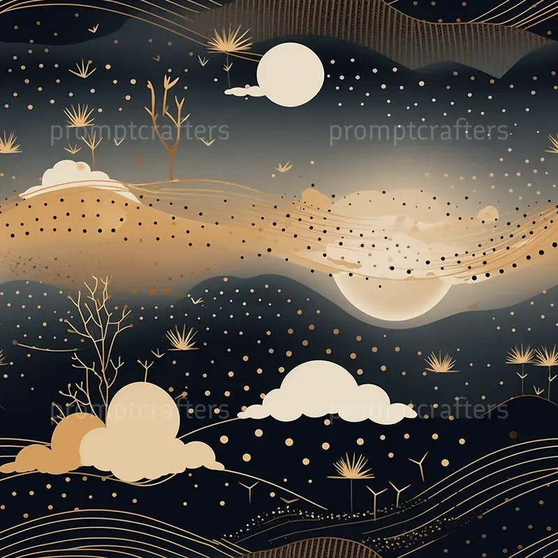 Japandi Style Patterns Midjourney Prompt | PromptBase