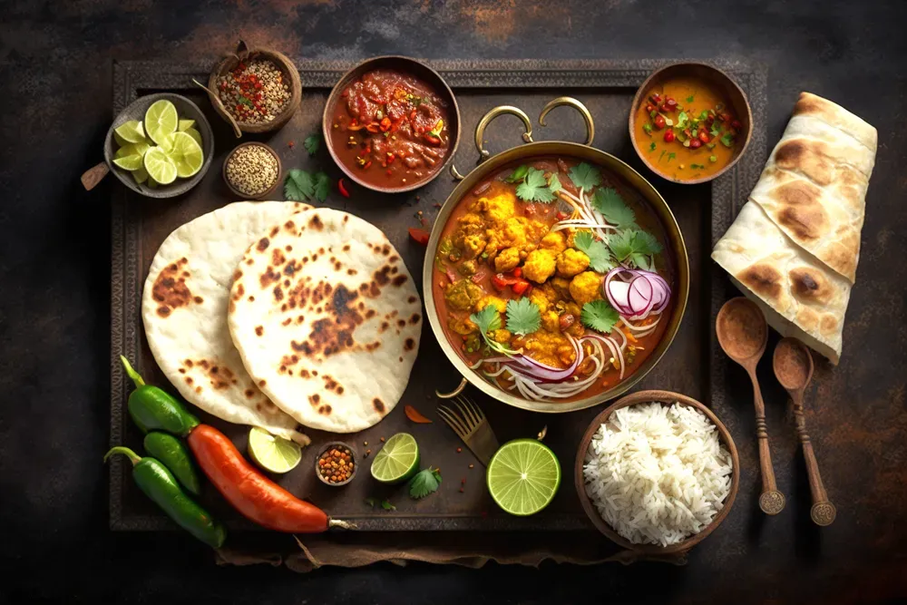 Top View Food Photographs For Delivery Apps Midjourney Prompt | PromptBase