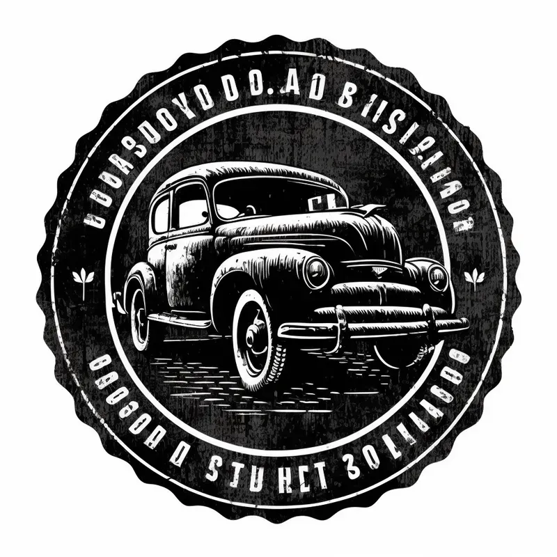 Old And Dark Stamp Logos Midjourney Prompt | PromptBase