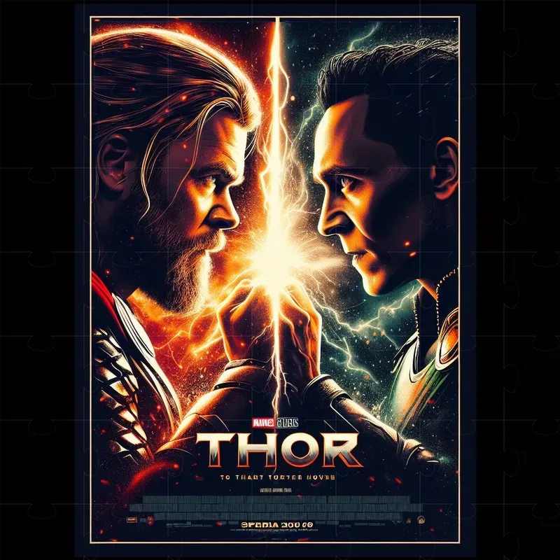 Hero Vs Villain Movie Posters DALL·E Prompt | PromptBase