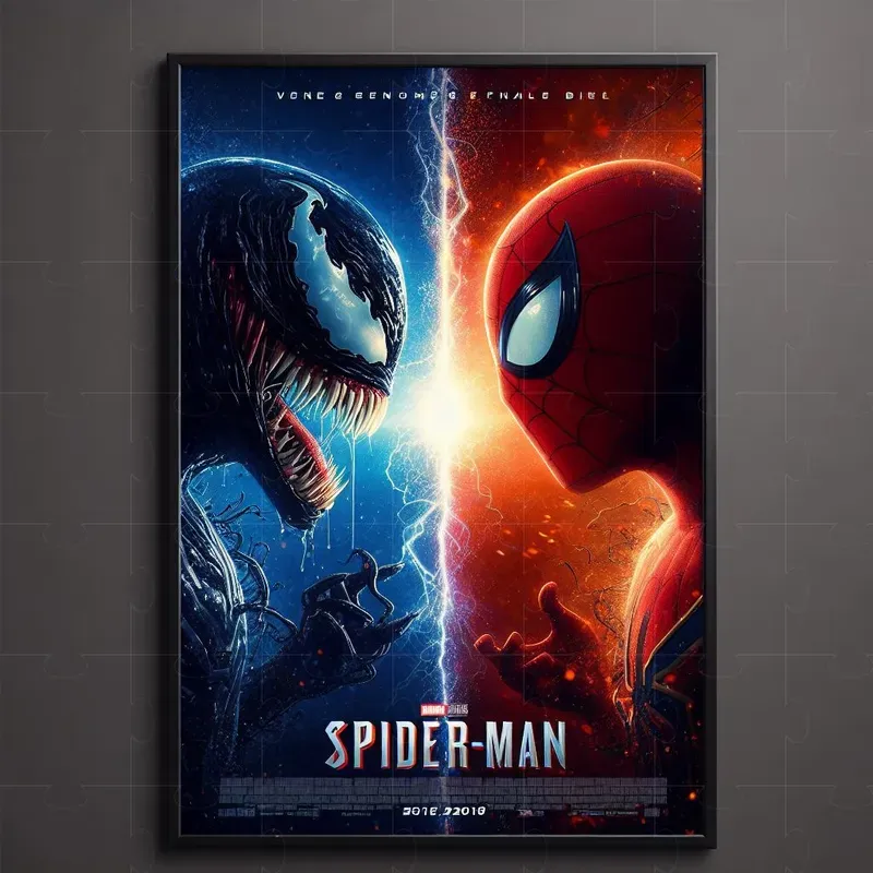 Hero Vs Villain Movie Posters DALL·E Prompt | PromptBase